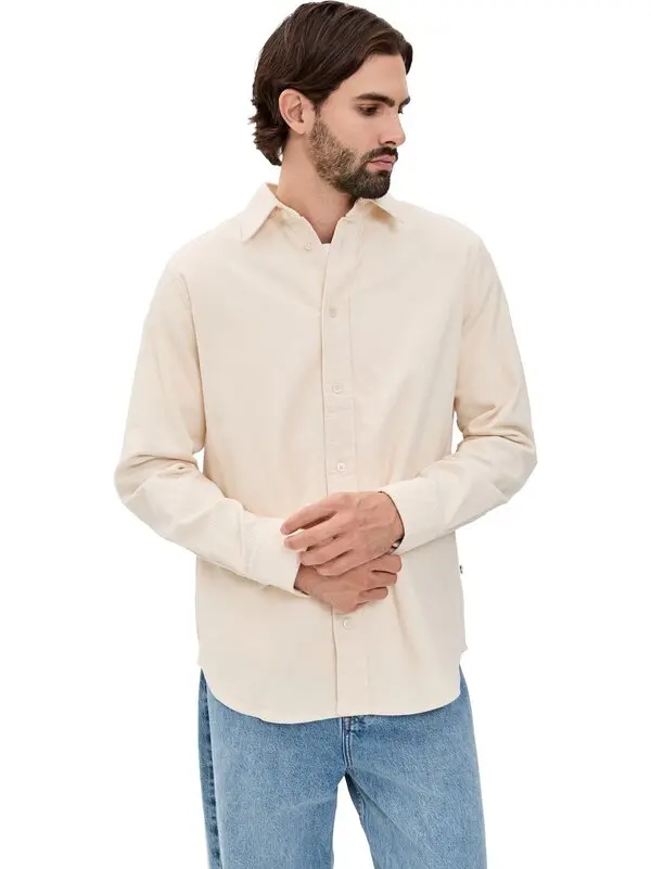 Nn07 Colby Corduroy Shirt - Ivory