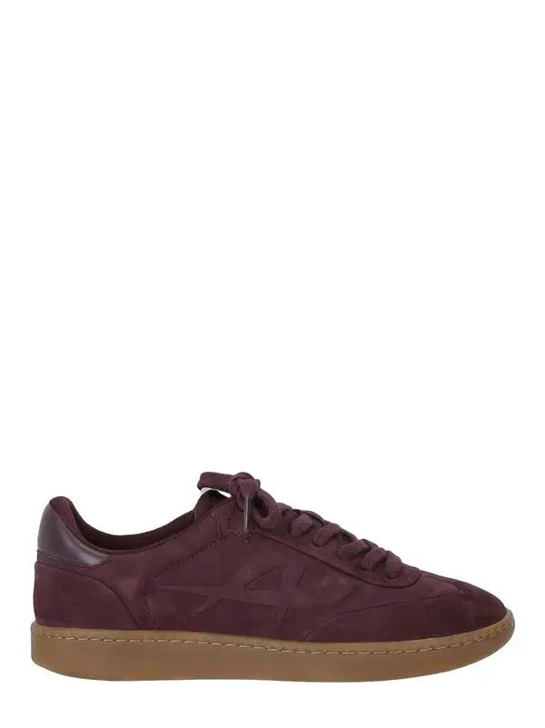 Ash Siena Nabuck Leather Sneakers - Red