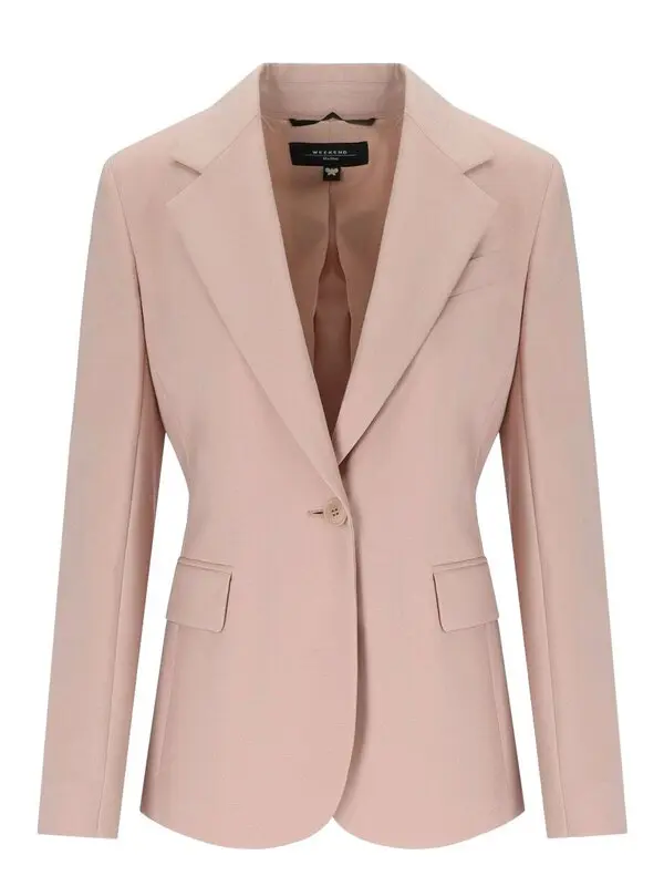 Max Mara Lamine Single-breasted Blazer - Pink