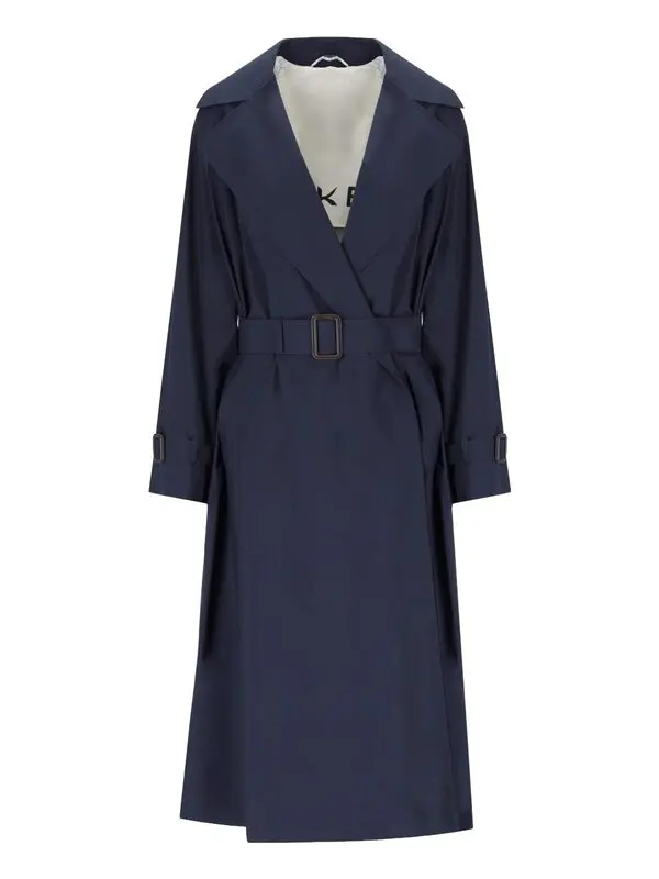 Max Mara Fatto Trench Coat - Blue