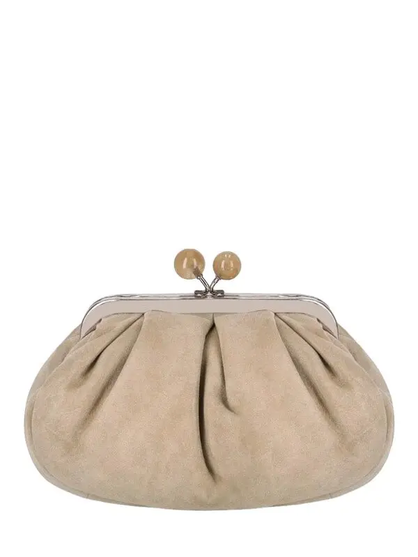 Max Mara Pasticcino Valois Small Clutch - Beige