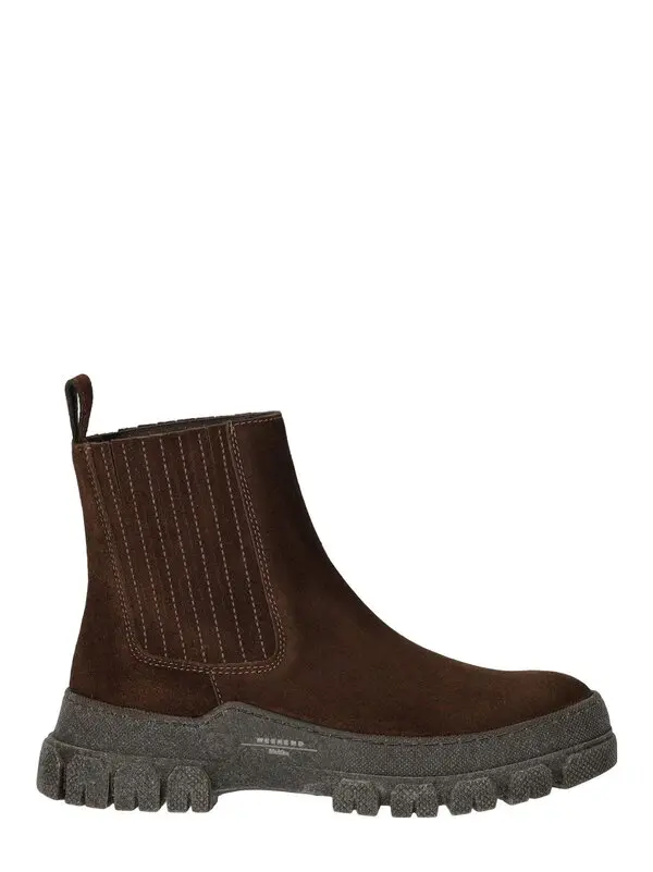 Max Mara Genepi Chelsea Boot - Brown