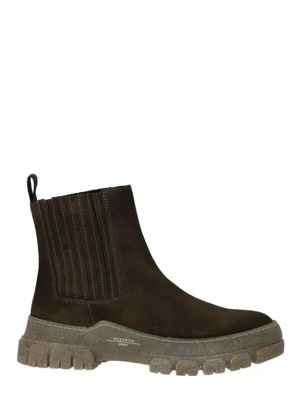 Max Mara Genepi Chelsea Boots - Green