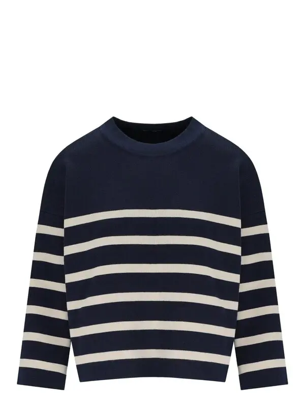 Max Mara Pinide Cropped Pullover - Blue