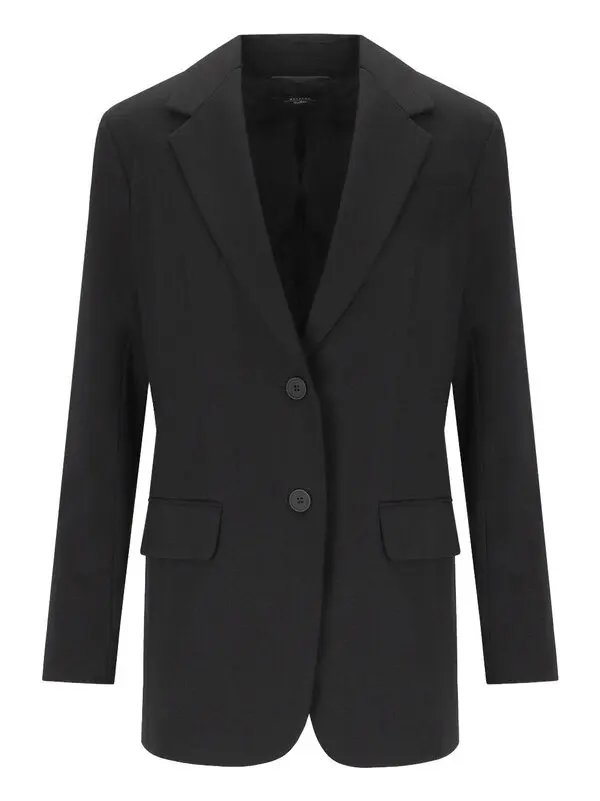 Max Mara Messina Single-breasted Blazer - Black