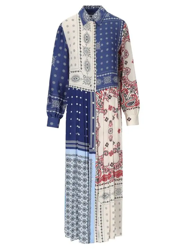 Max Mara Zuai Printed Shirt Dress - Multicolor