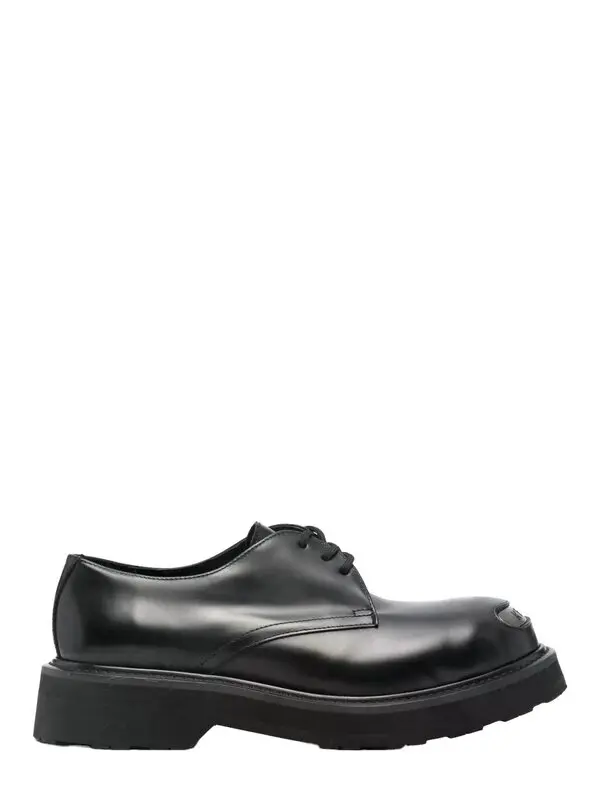 Kenzo Leather Lace-up Derby Shoes - Black