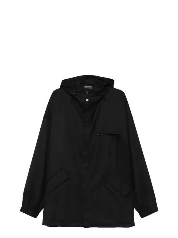 Y3 Three-stripe Hoodie - Black