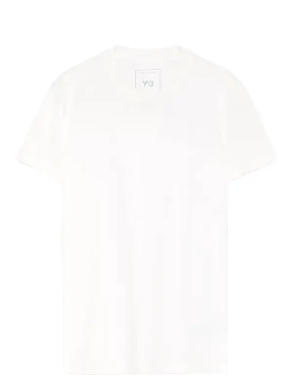 Y3 Short-sleeve Crew-neck T-shirt - White