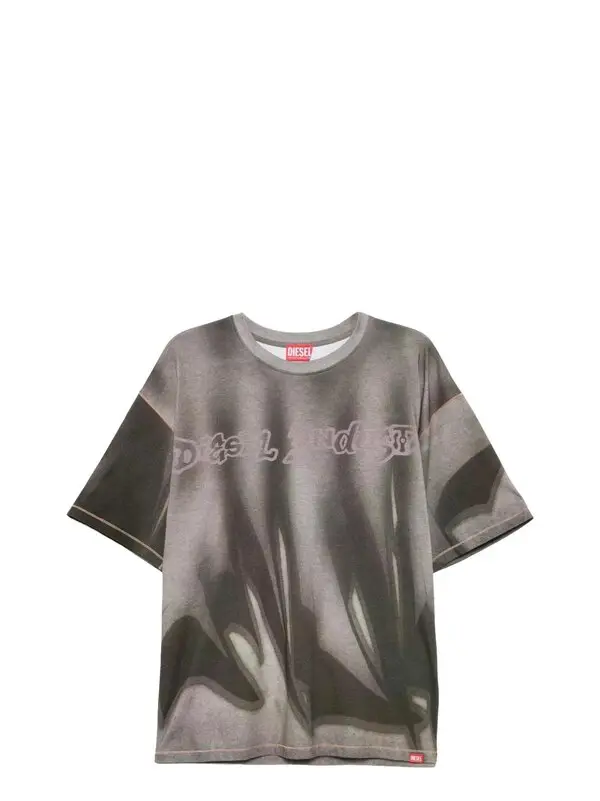 Diesel All-over Print T-shirt - Grey