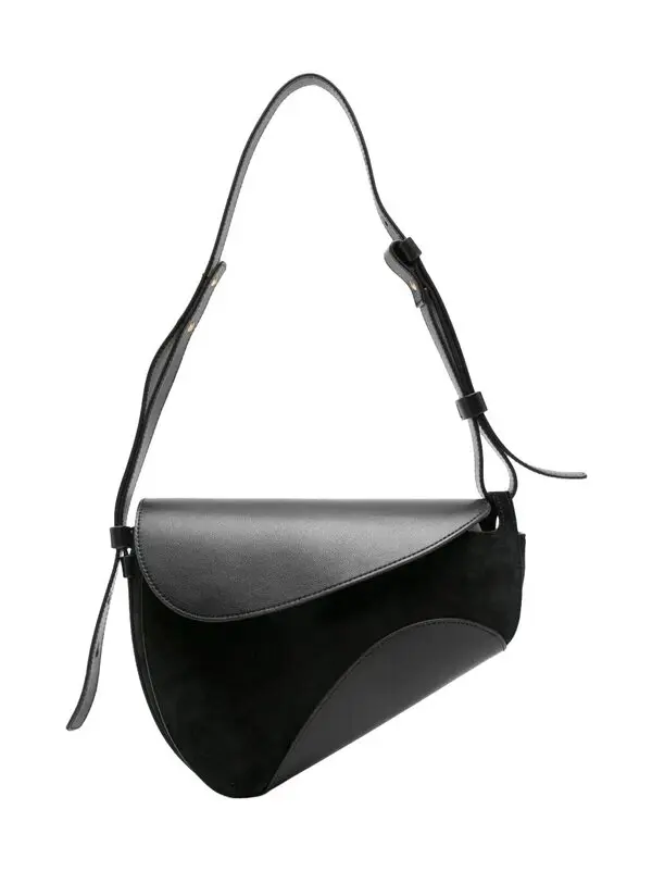 NEOUS Leather Shoulder Bag - Black