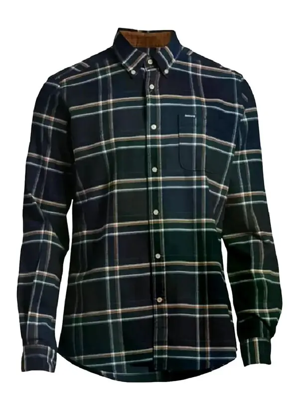 Barbour Plaid Long-sleeve Shirt - Blue