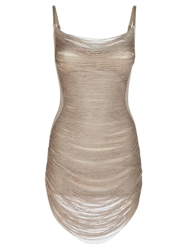 Attico Mini Dress - Silver