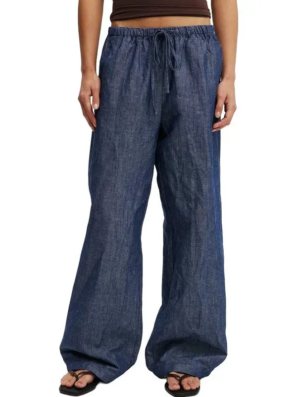 COTTON ON Wide Leg Pant - Indigo