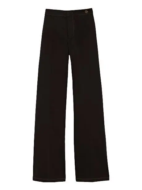CALLAS MILANO Jane Wide-leg Trouser - Black