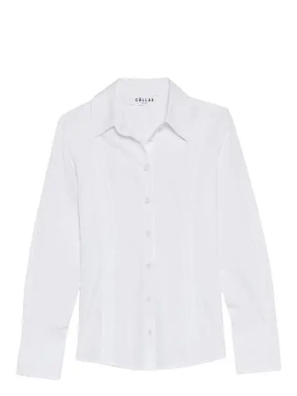 CALLAS MILANO Ripley Fitted Shirt - White