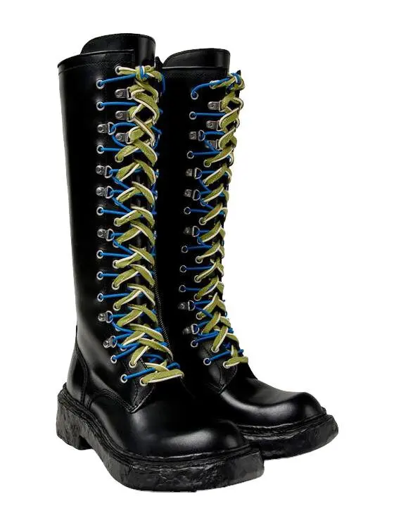 Camper Lab Vamonos Combat Boot - Black