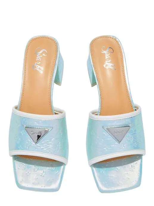 SPARKL Monogram Heel - Blue