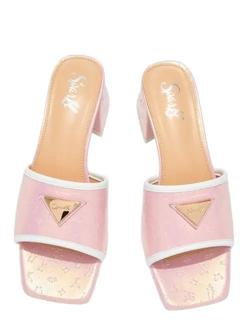SPARKL Monogram Heel - Pink