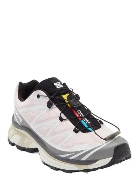 SALOMON Gender Inclusive Xt-6 Sneaker - Cloudburst/icy Pink