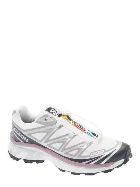 SALOMON Xt-6 Sneaker - White/black/dusky