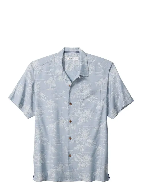 Tommy Bahama Coastal Ease Islandzone® Camp Shirt - Stellar Sapphire