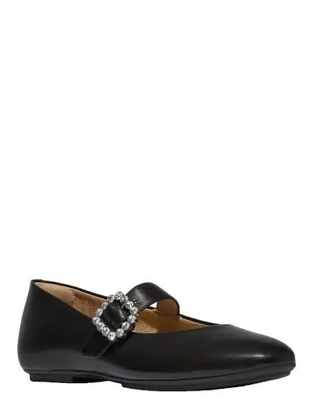 Fitflop Delicato Crystal-buckle Leather Mary Janes - Black