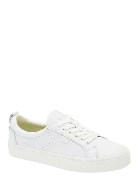 Cariuma Oca Low Cap Tie Sneaker - White