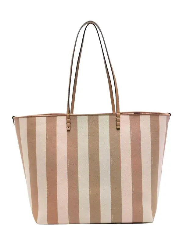 Fendi Striped Tote Bag - Neutrals