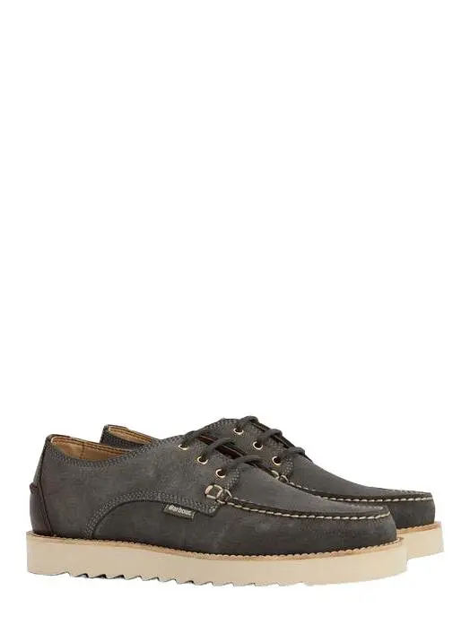 Barbour Aydon Derby - Slate Grey Suede
