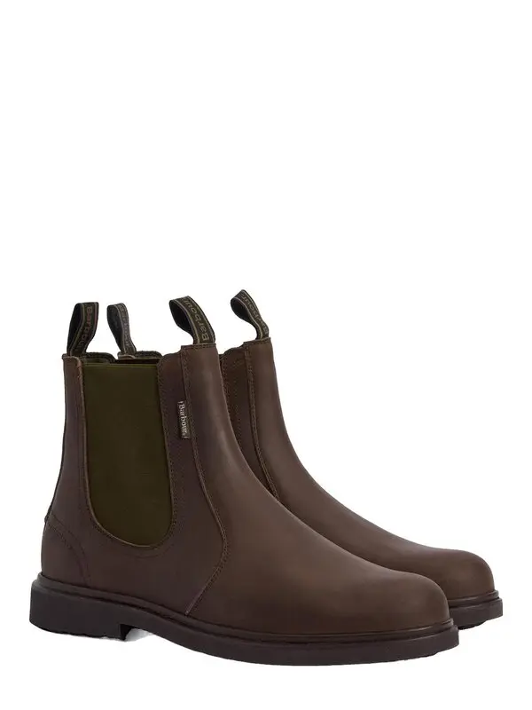 Barbour Hale Chelsea Boot - Dark Brown