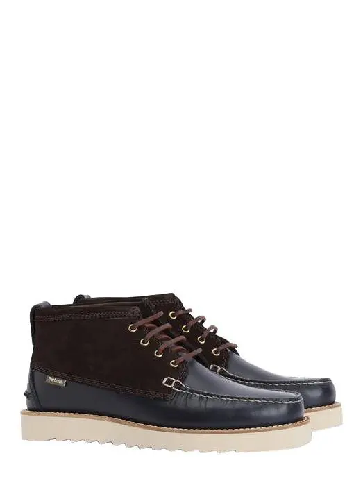 Barbour Hadston Chukka Boots - Navy/dark Brown