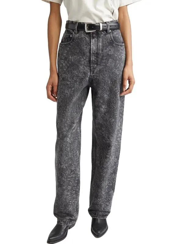 GOLDEN GOOSE Journey Straight-leg Jeans - Black Marble