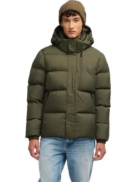 Pajar Jericho Channel Quilted Puffer Jacket - Military