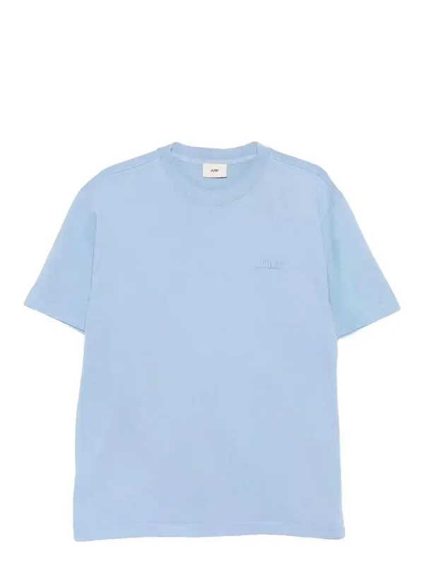 AUTRY Embroidered Logo T-shirt - Blue