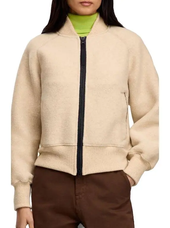 Canada Goose Sierra High Pile Fleece Bomber - Light Tan