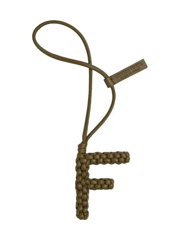 BOTTEGA  VENETA Letter F Charm - Mud
