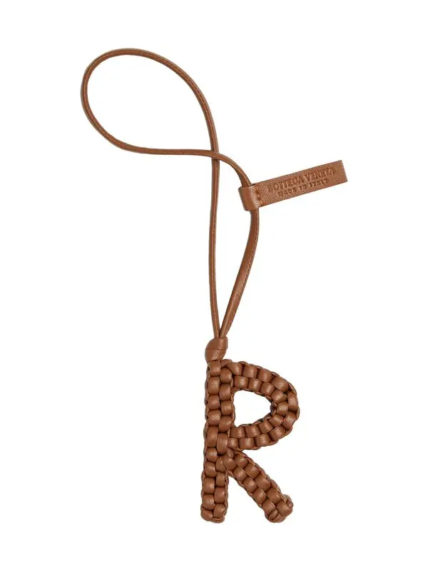 Bottega Veneta Letter R Charm - Wood