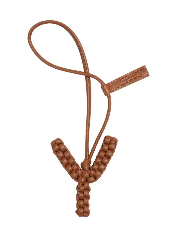 Bottega Veneta Letter Y Charm - Wood
