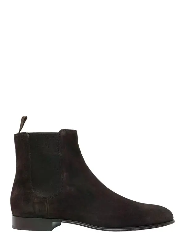 GIANVITO ROSSI Alain Suede Boots - Brown