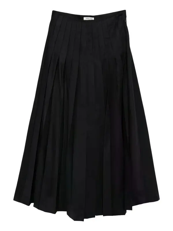 UNDERCOVERISM Pleated Cotton Skirt - Blue