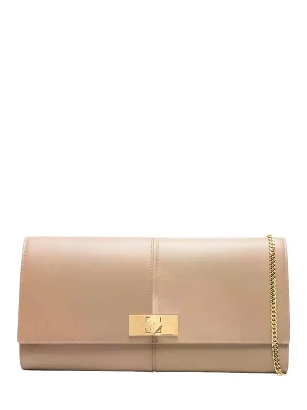 GIUSEPPE ZANOTTI Leather Clutch - Brown