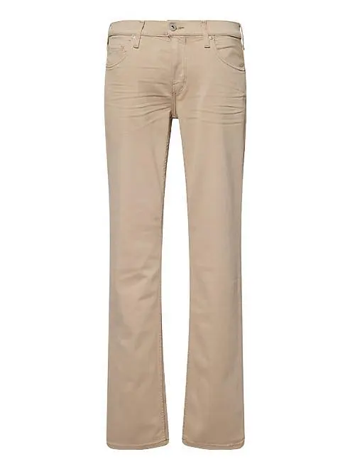 Paige Federal Slim-fit Stretch-denim Jeans - Dusty Trail