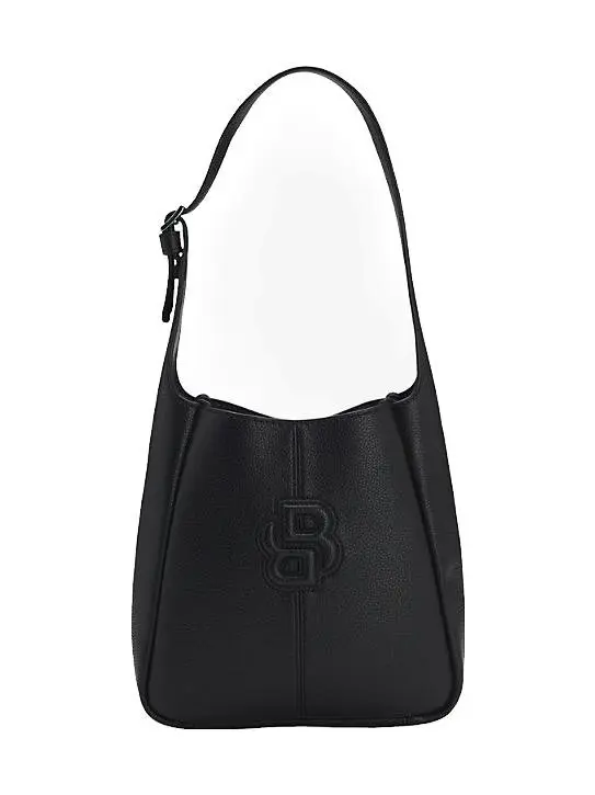 BOSS Faux-leather Shoulder Bag - Black