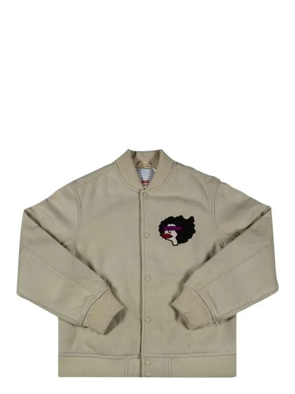 Supreme Gonz Ramm Varsity Jacket - White