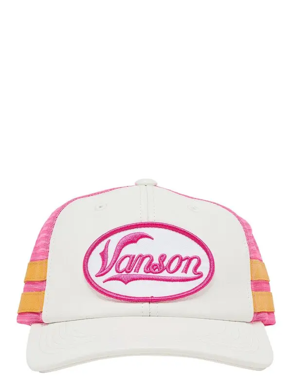 Supreme X Vanson Leathers Mesh Back 6-panel - White