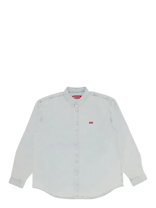 Supreme Small Box Denim Shirt - Blue