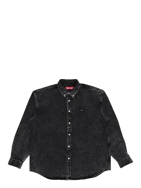 Supreme Small Box Denim Shirt - Black