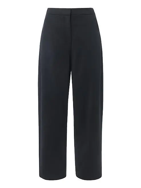 Whistles Tapered-leg High-rise Trousers - Black