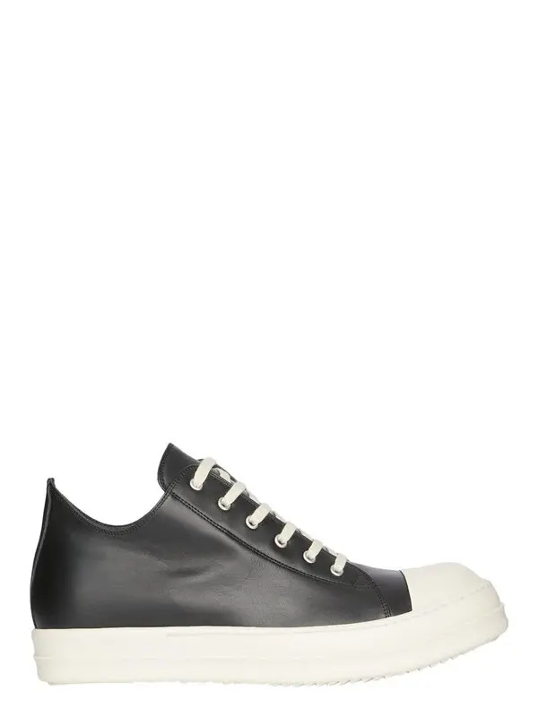 Rick Owens Hollywood Low Top Sneakers - Black